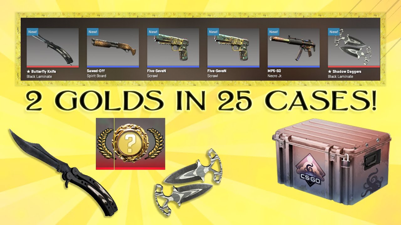 CS2: 2 KNIVES in last 6 CASES #counterstrike #gold #cs2 - YouTube