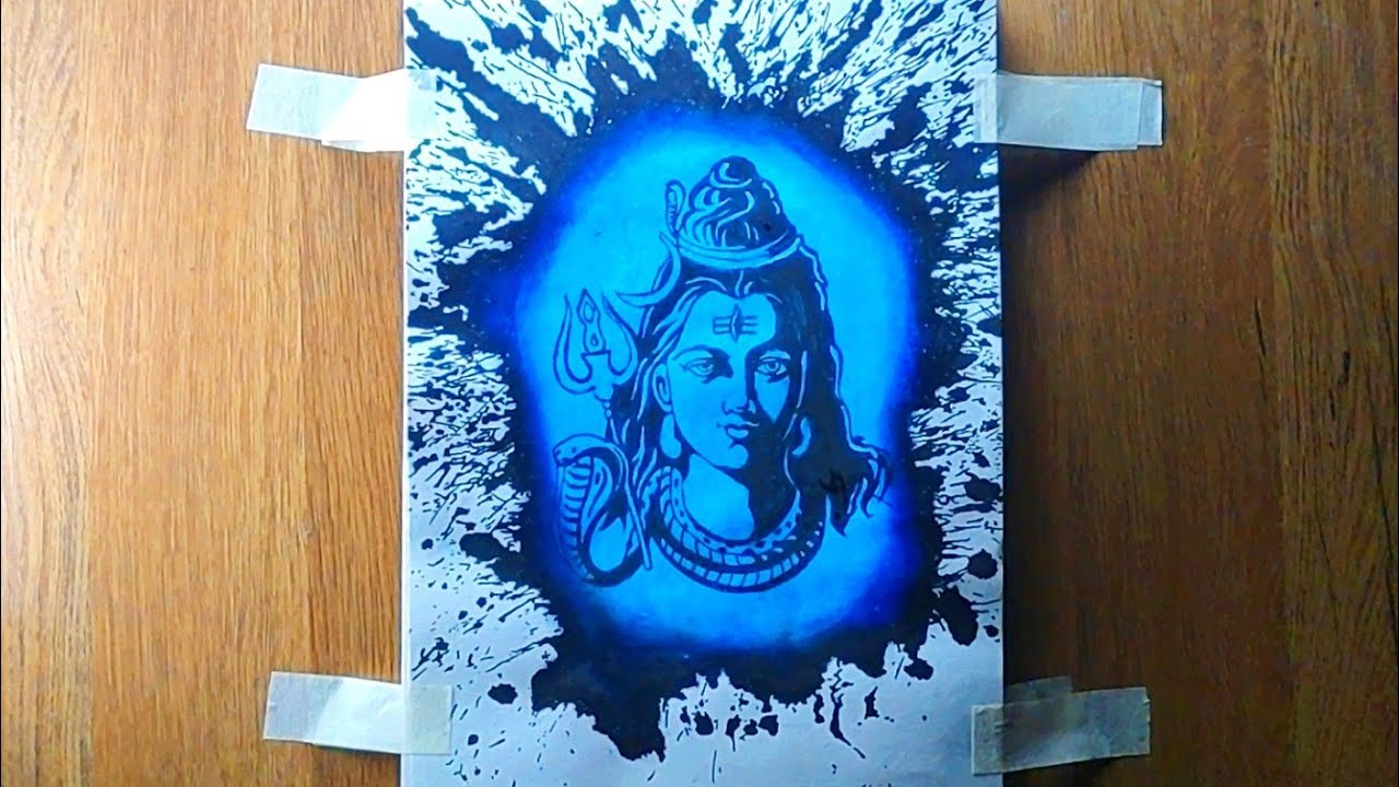 How to Draw 🏻 Lord🙇‍♂️- Shiv ji🔱 Painting 🎨 || Full Tutorial #shiv # ...