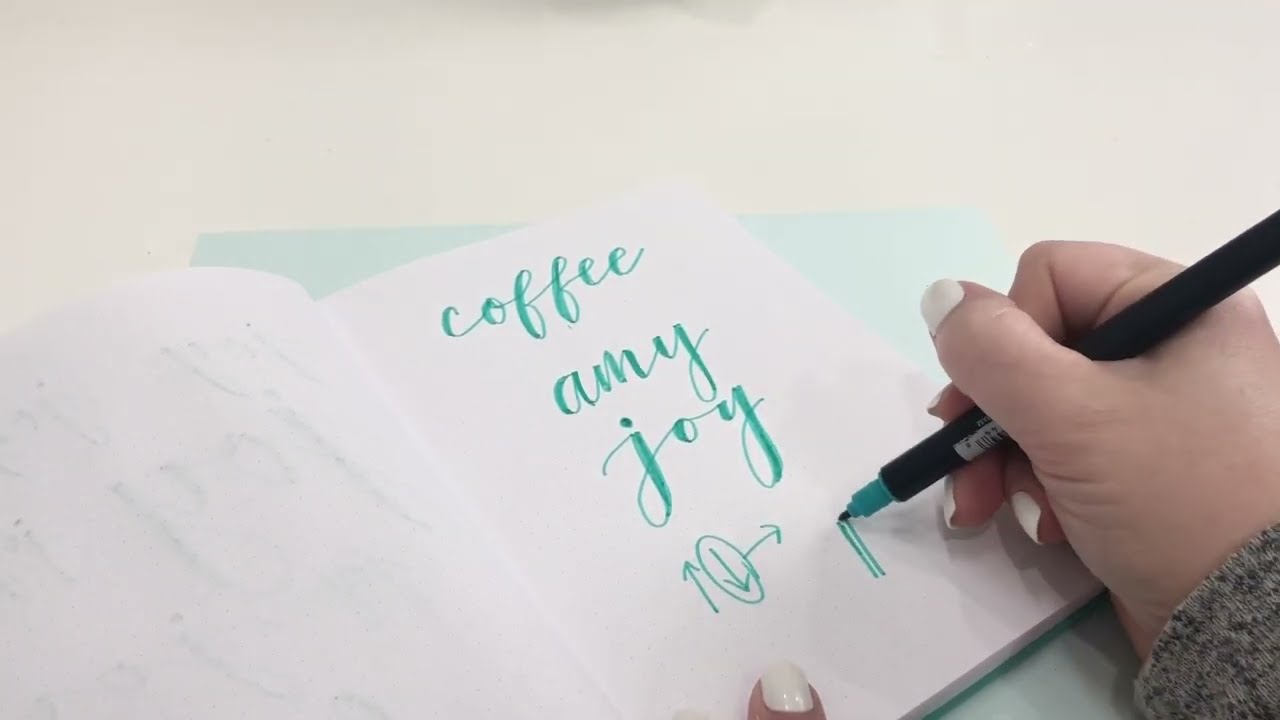 Lettering Techniques With Amy Latta - YouTube