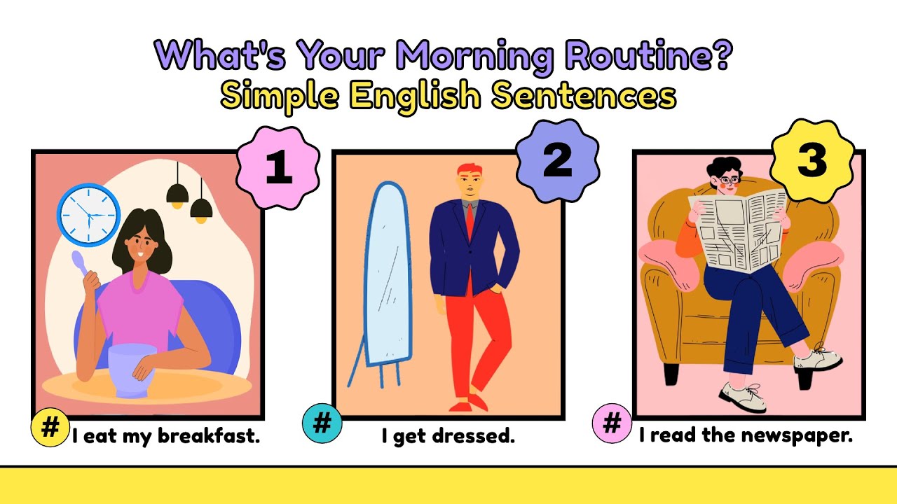🚀 Morning Routine | For Beginners | Daily English Practice | Simple ...