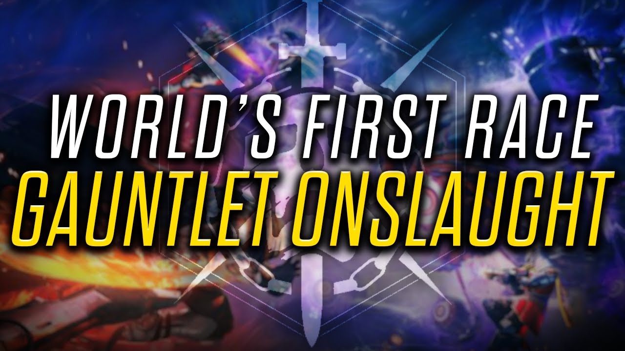 Destiny Rising - GAUNTLET ONSLAUGHT ECLIPSE WORLDS FIRST RACE! RAID ...