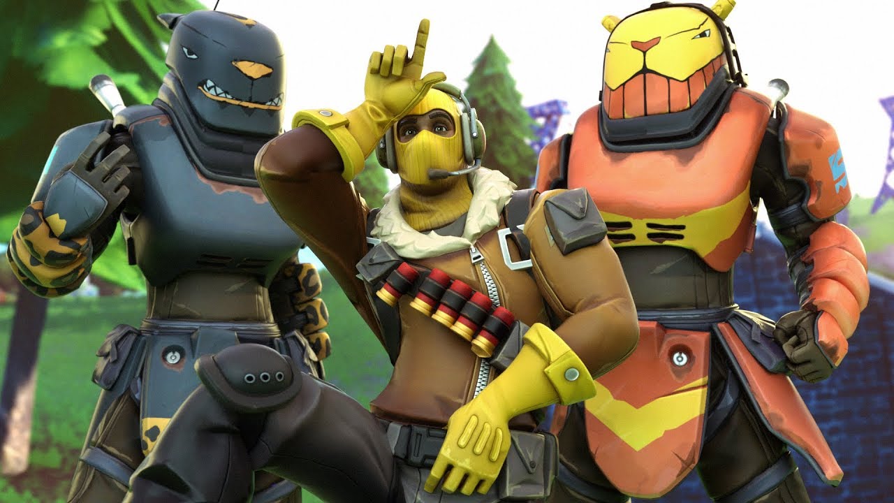 BEASTMODE are RAPTOR'S new bodyguards | Fortnite Short Film - YouTube