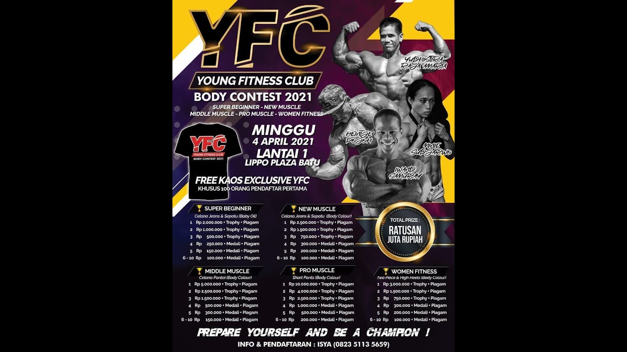 Young Fitness Club (YFC) Body Contest202 - YouTube