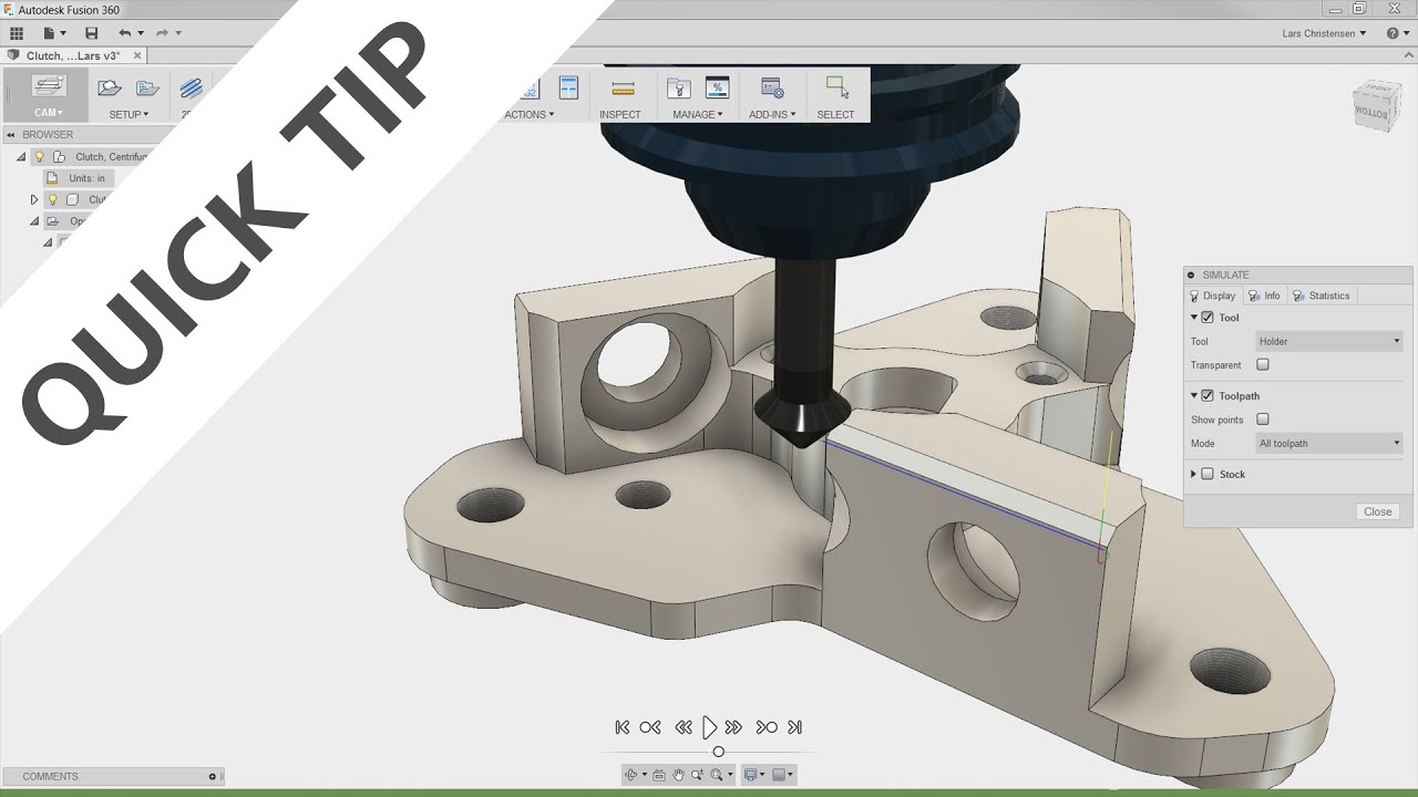 QUICK TIP: Selection Tools for CAM within Fusion 360 - YouTube