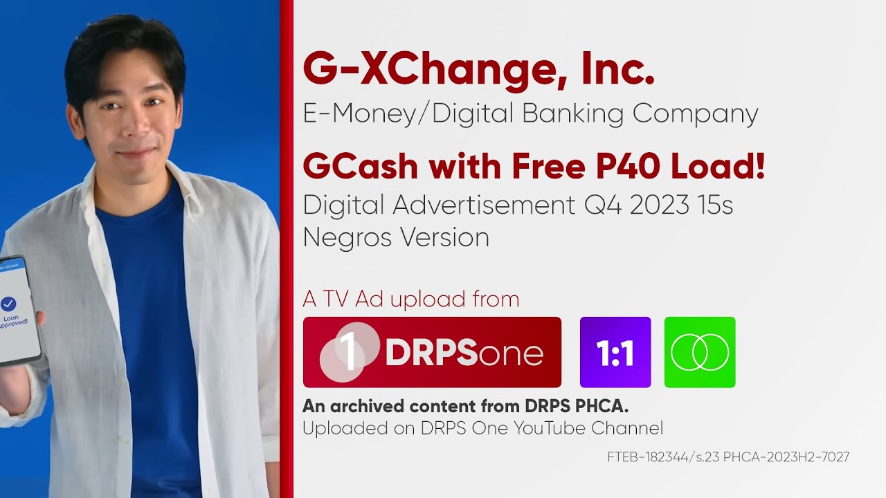 GCash with Free P40 First Load Offer in Negros Digital Ad Q4 2023 15s ...