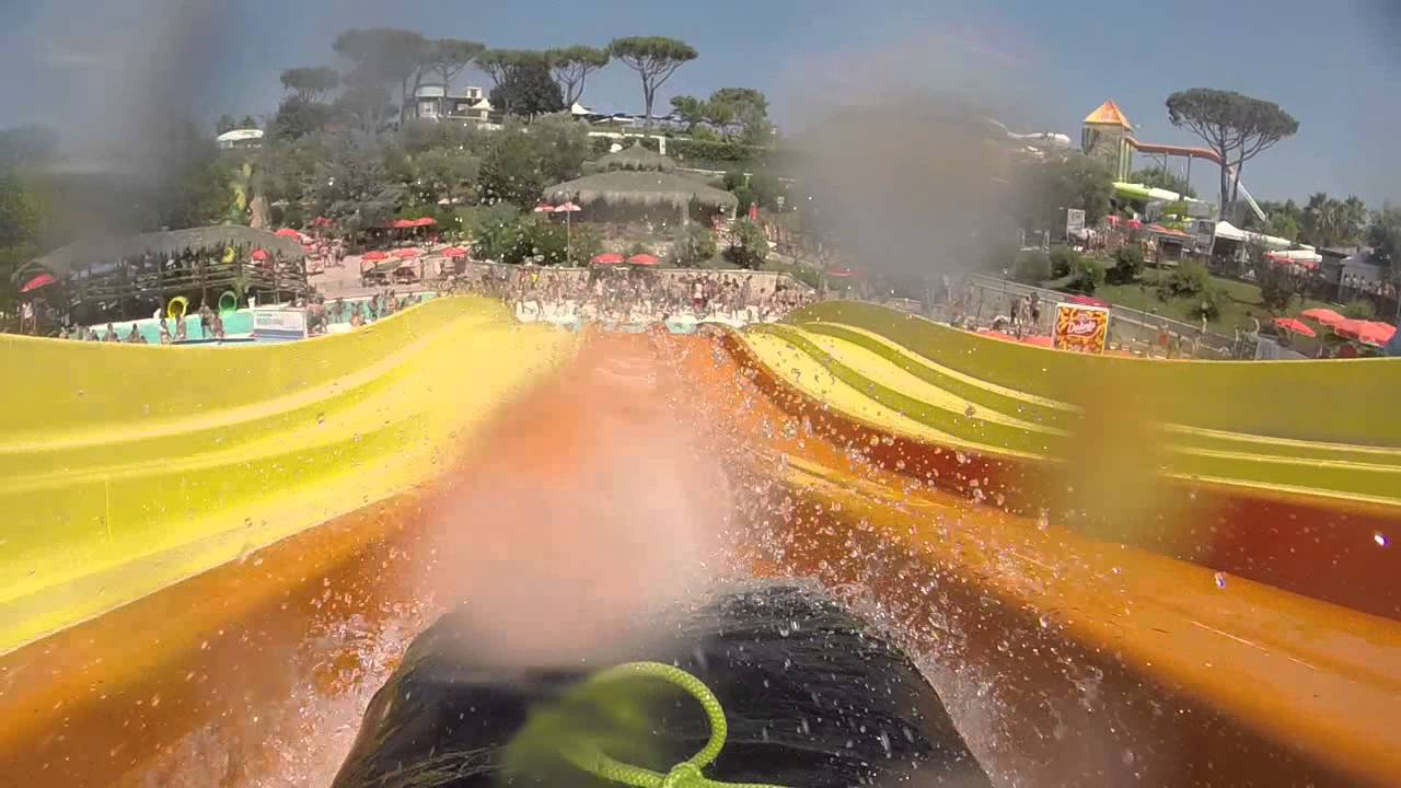 Scivolo Hydromania Roma #Gopro - YouTube
