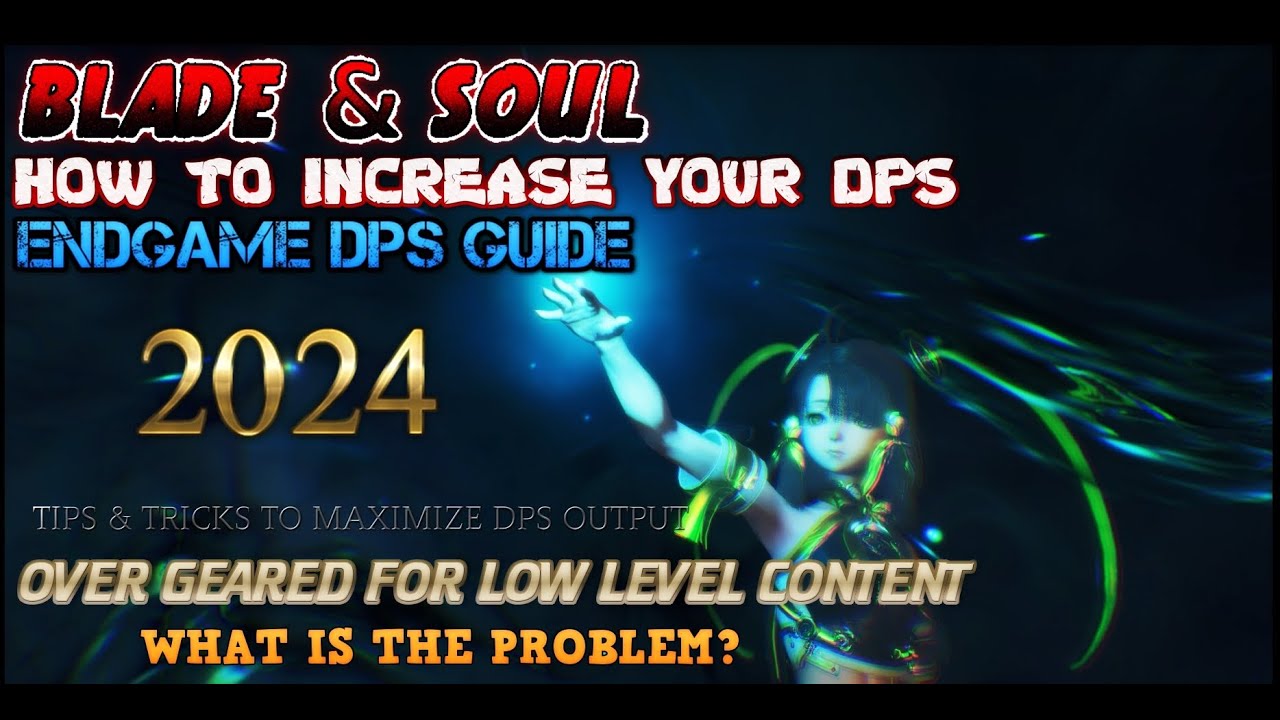 [Blade & Soul] HOW TO INCREASE YOUR DPS GUIDE:ENDGAME DPS GUIDE | 2024 ...