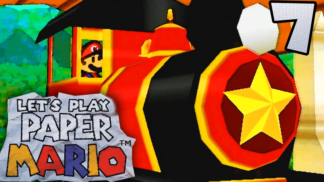 "Toad Likes Trains!" - Paper Mario - #7 - YouTube