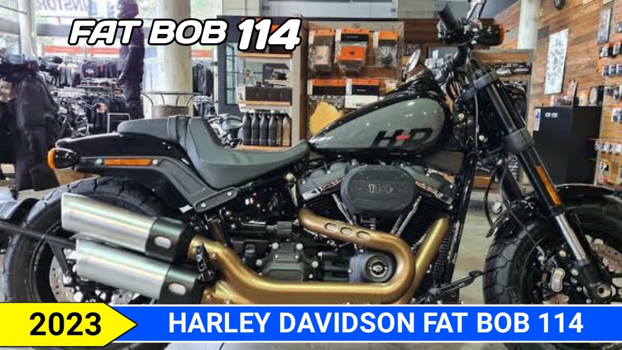 2023 Harley Davidson Fat Bob 114 Specs and Colors - YouTube