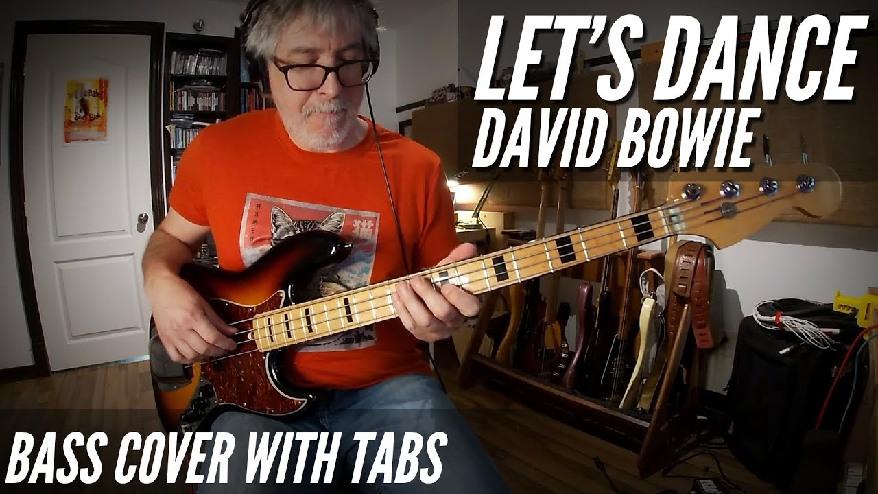Lets Dance Bass Cover With Tabs - YouTube