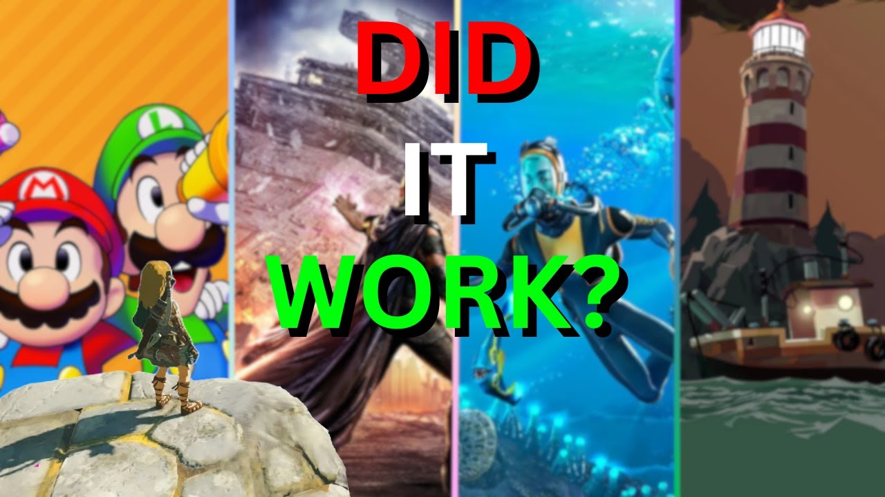 Finishing Games Is AWESOME (Backlog 1 Year Later) - YouTube