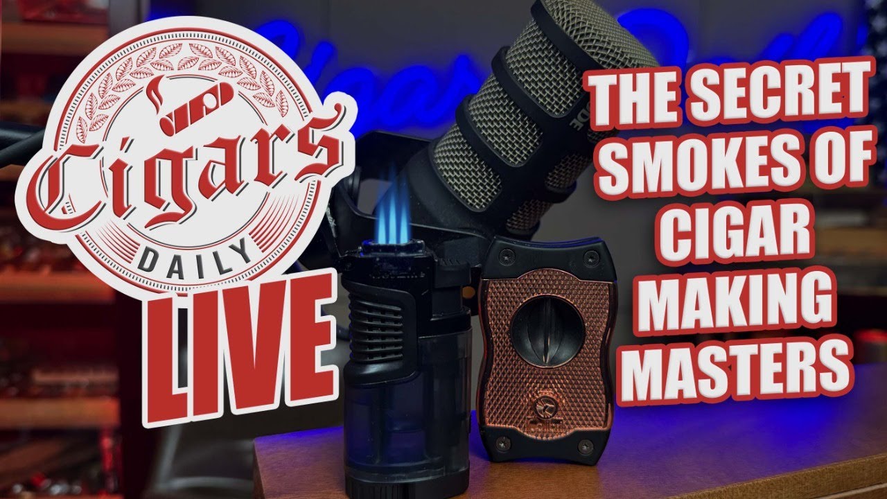 Cigars Daily LIVE 380 (The Secret Smokes of Cigar Making Masters) - YouTube