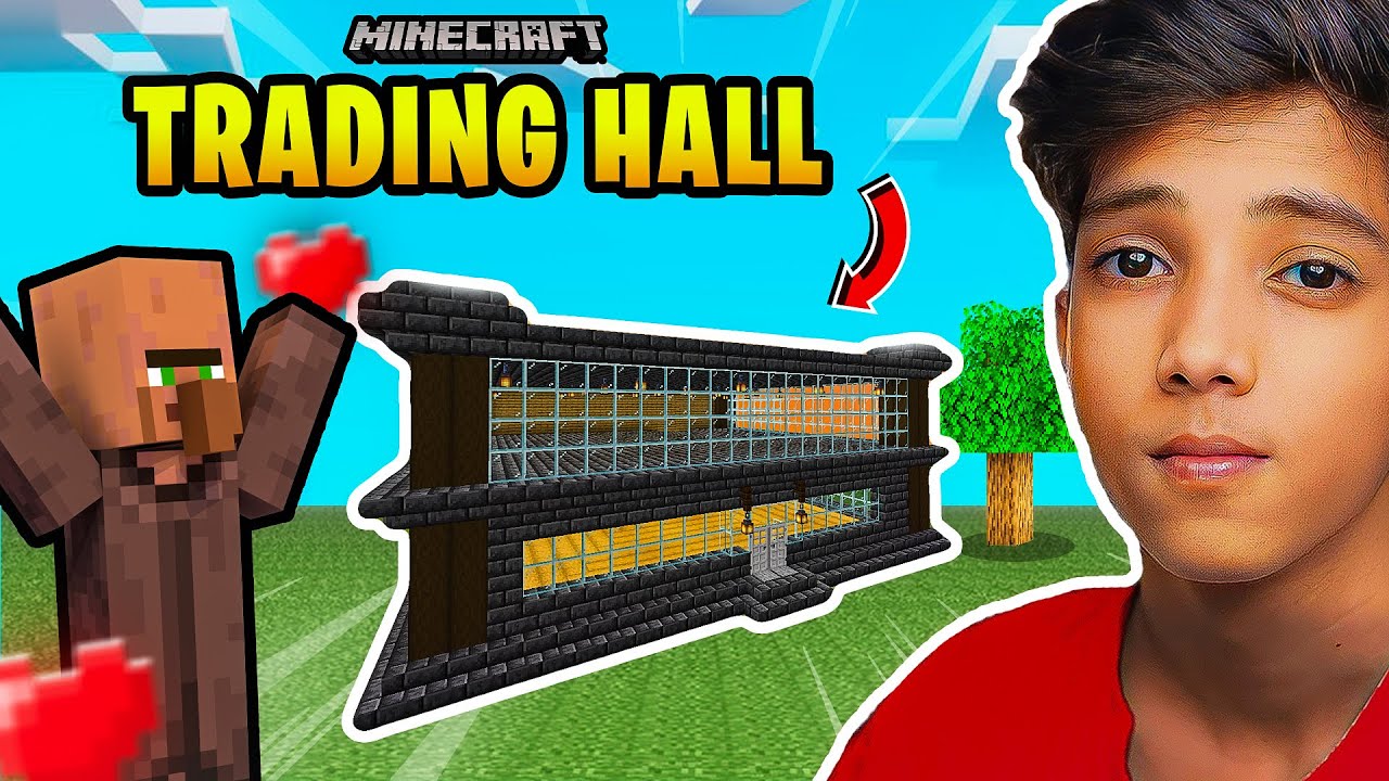 WE BUILD A BIG TRADING HALL | MINECRAFT GAMEPLAY | SMP - YouTube