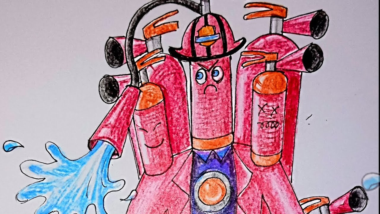 Titan fire extinguisher man, ไททันถังดับเพลิงแมน - YouTube