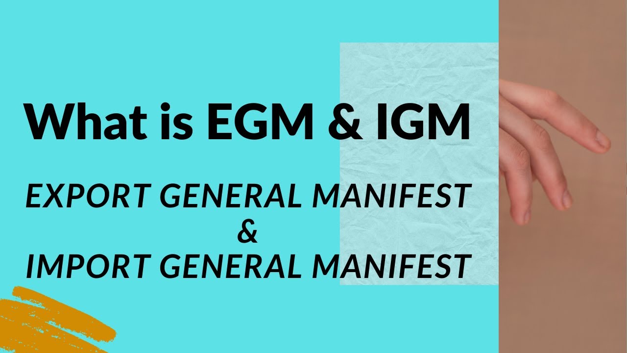 S.# 224 What is EGM & IGM, EGM Number,IGM Number, जीएम, आईजीएम, ইজিএম ...