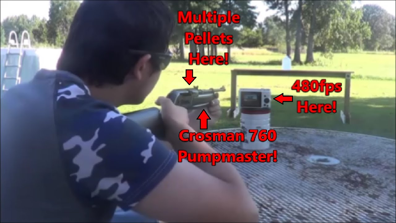 Shooting Multiple Pellets at Once + 480fps Slow Motion! - YouTube