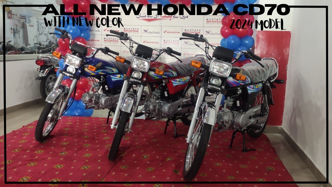 ALL NEW HONDA CD 70 2024 MODEL - YouTube