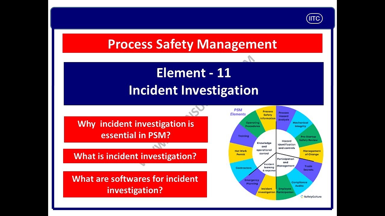 Element 11 Incident Investigation, what is investigation, what is ...