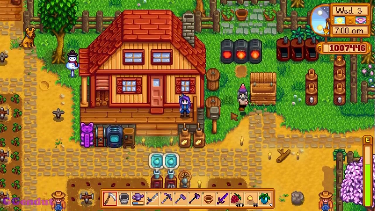 "planting cauliflower" Stardew Valley | Cantututu Farm Part 10 - YouTube