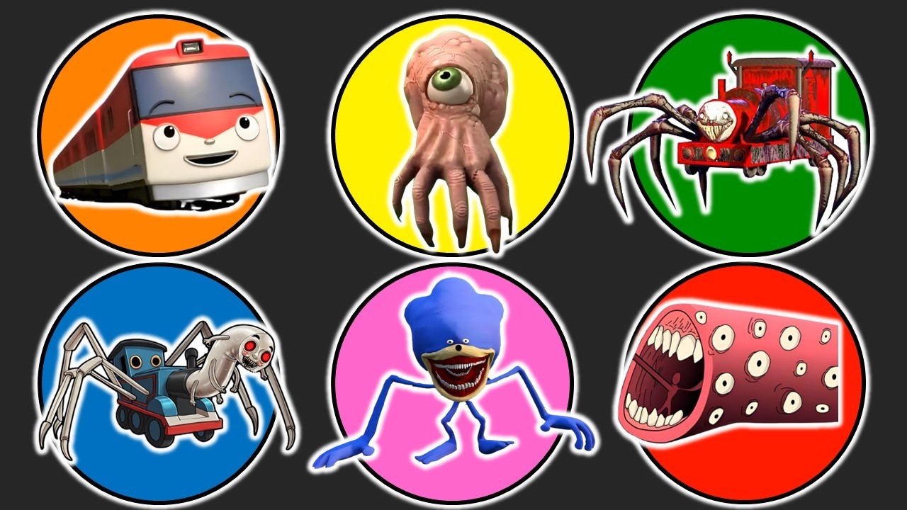 Spin Wheel Kereta Titipo, Brain Eye, Choo Choo Charles, Thomas Lipan ...