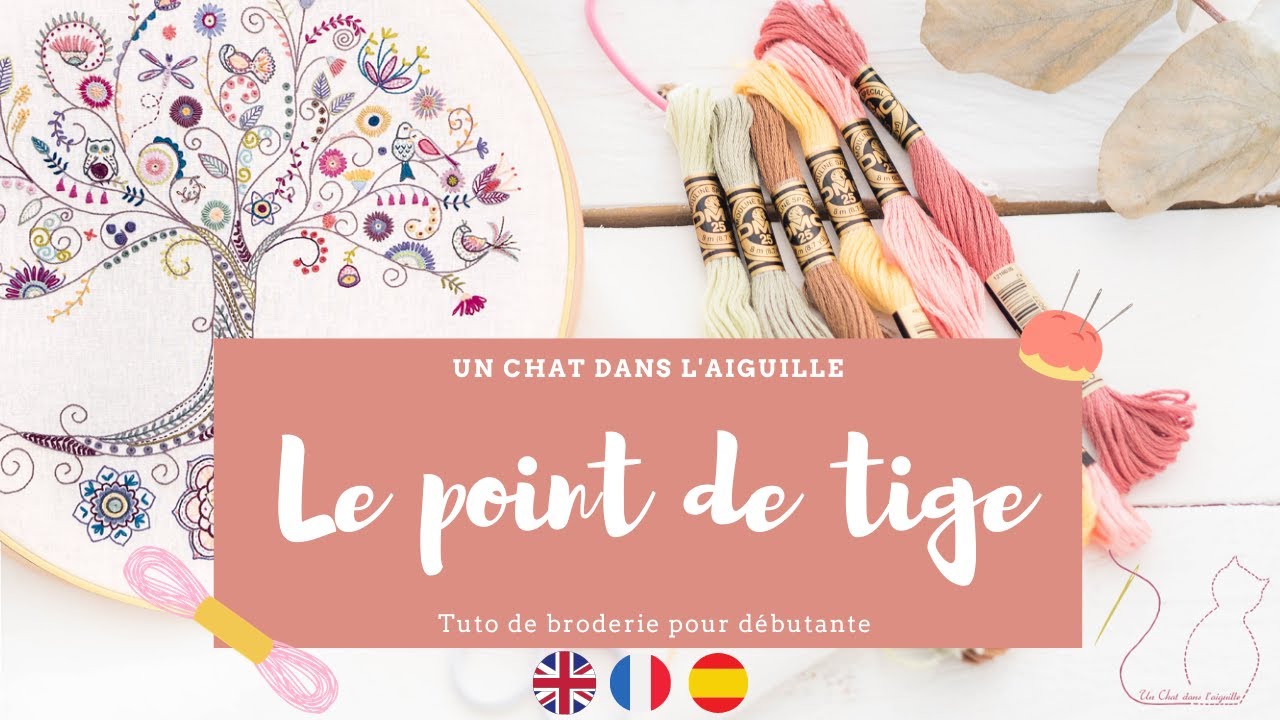 Broderie Au Point De Tige