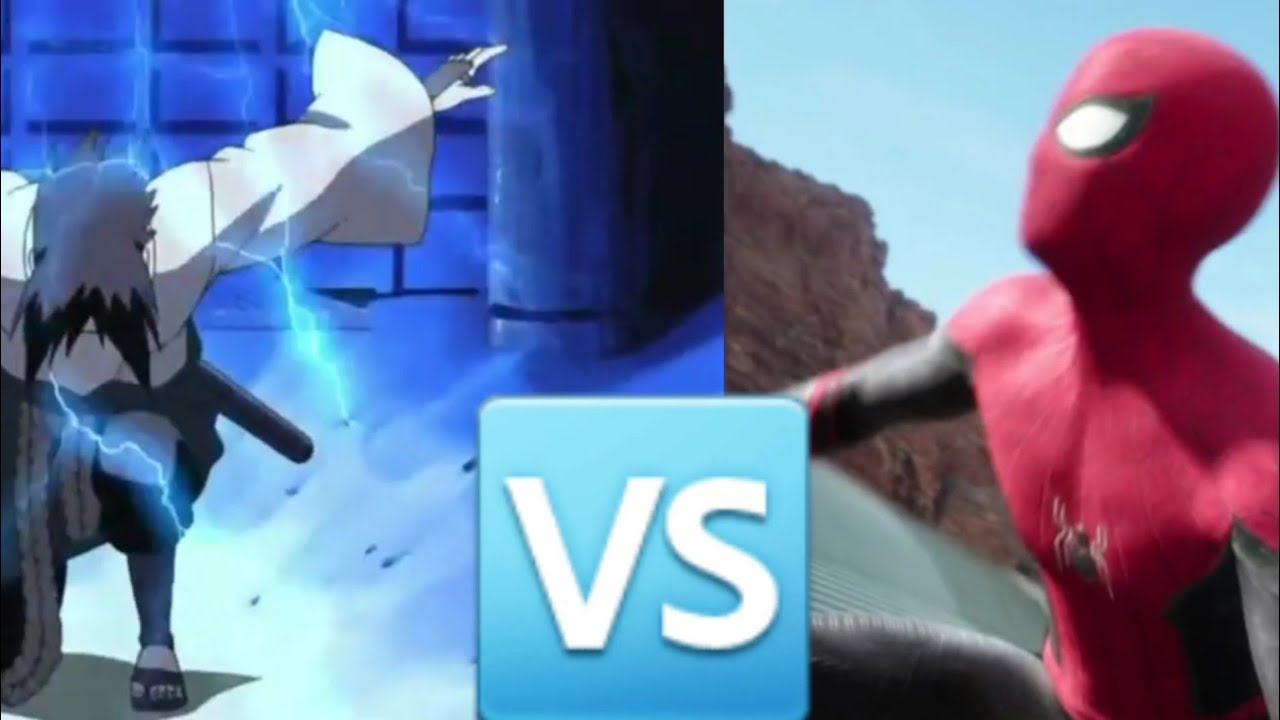 SASUKE VS SPIDER-MAN! - YouTube