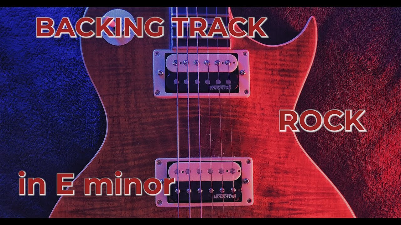 Backing TracK Rock in E minor guitar improvisation - YouTube
