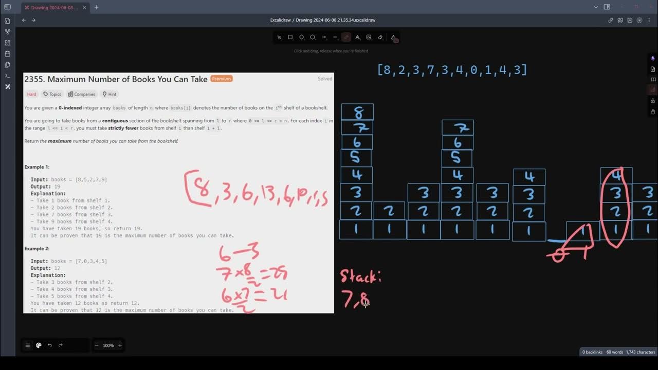 Leetcode 2355. Maximum Number of Books You Can Take (C# Intuitive Solution) - YouTube