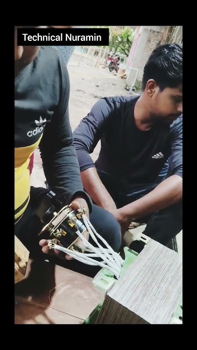 5kv stabilizer rotary switch connection #shotsvideo #nuramin - YouTube