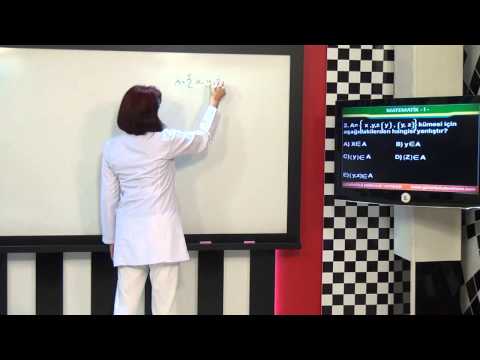 Açıköğretim Matematik 1 Eğitim Seti