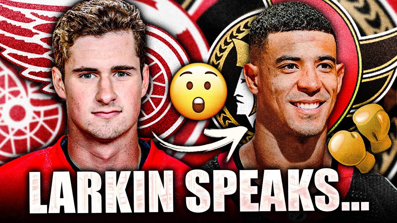 DETROIT RED WINGS NEWS: DYLAN LARKIN MAKES A BIG STATEMENT ON MATHIEU ...