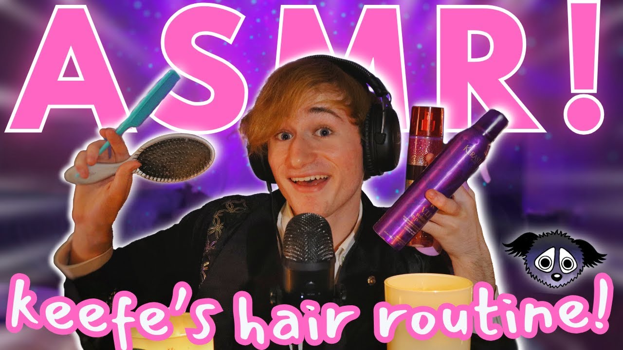 KOTLC ASMR | Keefe's Hair Routine 👱🏻 whispering, brushing, tapping ...