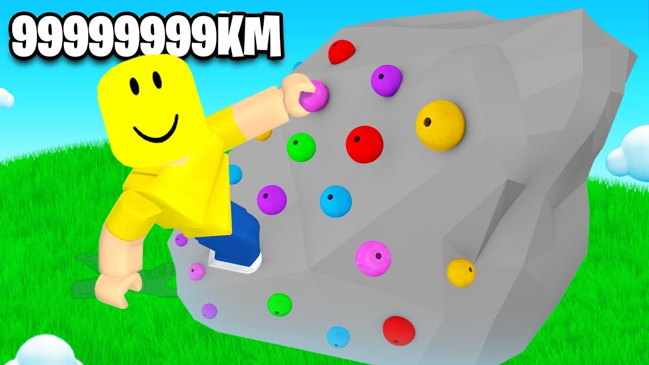 Grimper à 999 999 KM en ESCALADE Roblox ! - YouTube