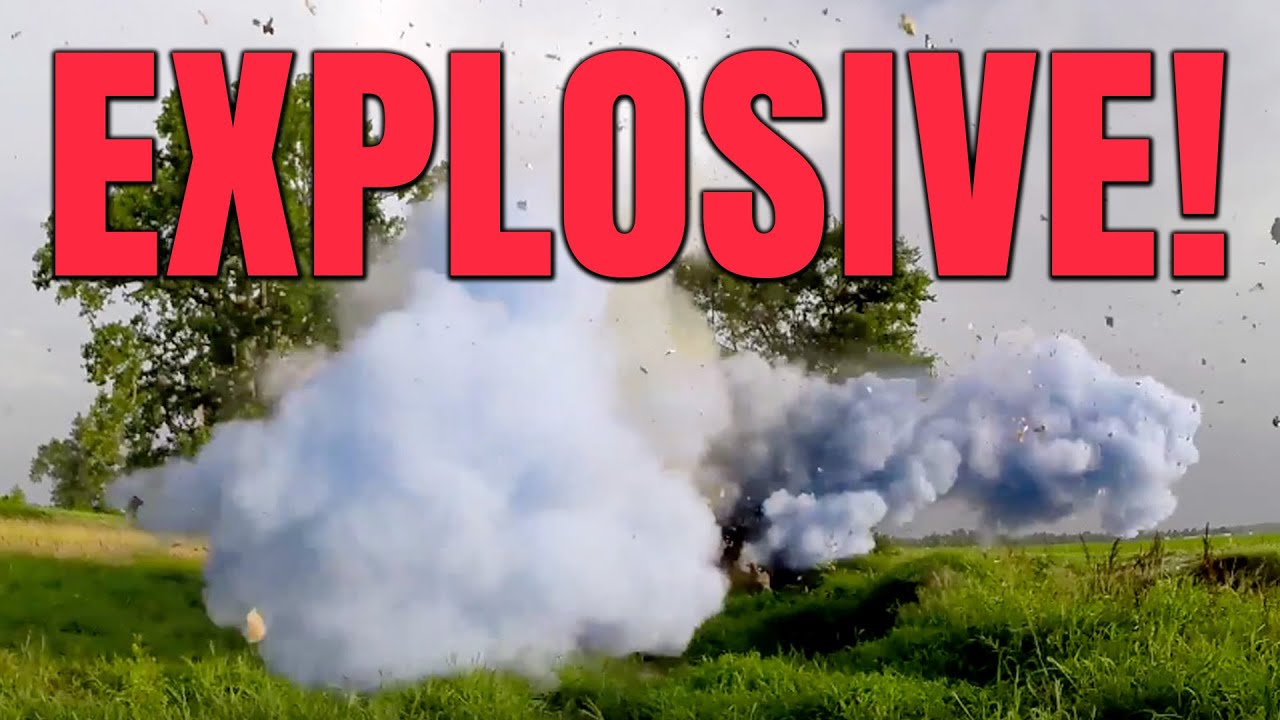 Explosive Gender Reveal - YouTube