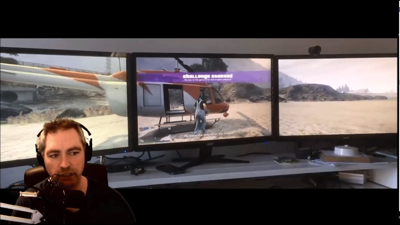Multi Monitor GTAV Setup - YouTube