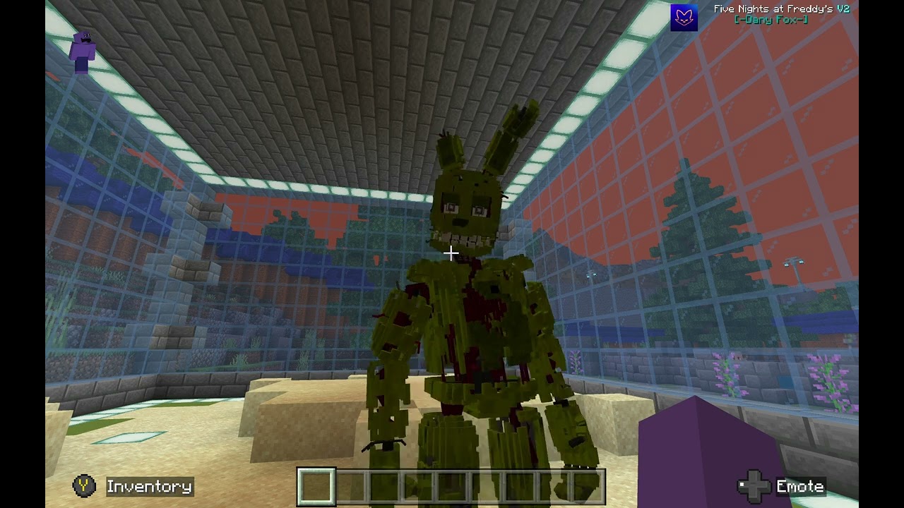 Minecraft fnaf s2 "talking to springtrap" ep 5 - YouTube