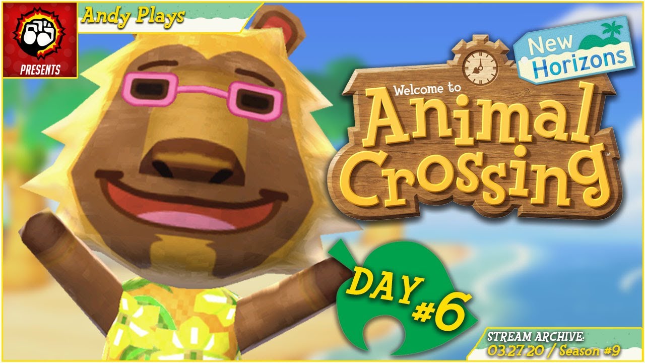 Andy Plays: Animal Crossing: New Horizons (Switch) - Day #6 of BeatTown! - YouTube