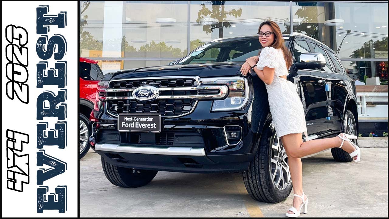 Chi Tiết Ford Everest Titanium 4x4 2023 Màu Đen Nội Thất Đen | Gái Mê ...