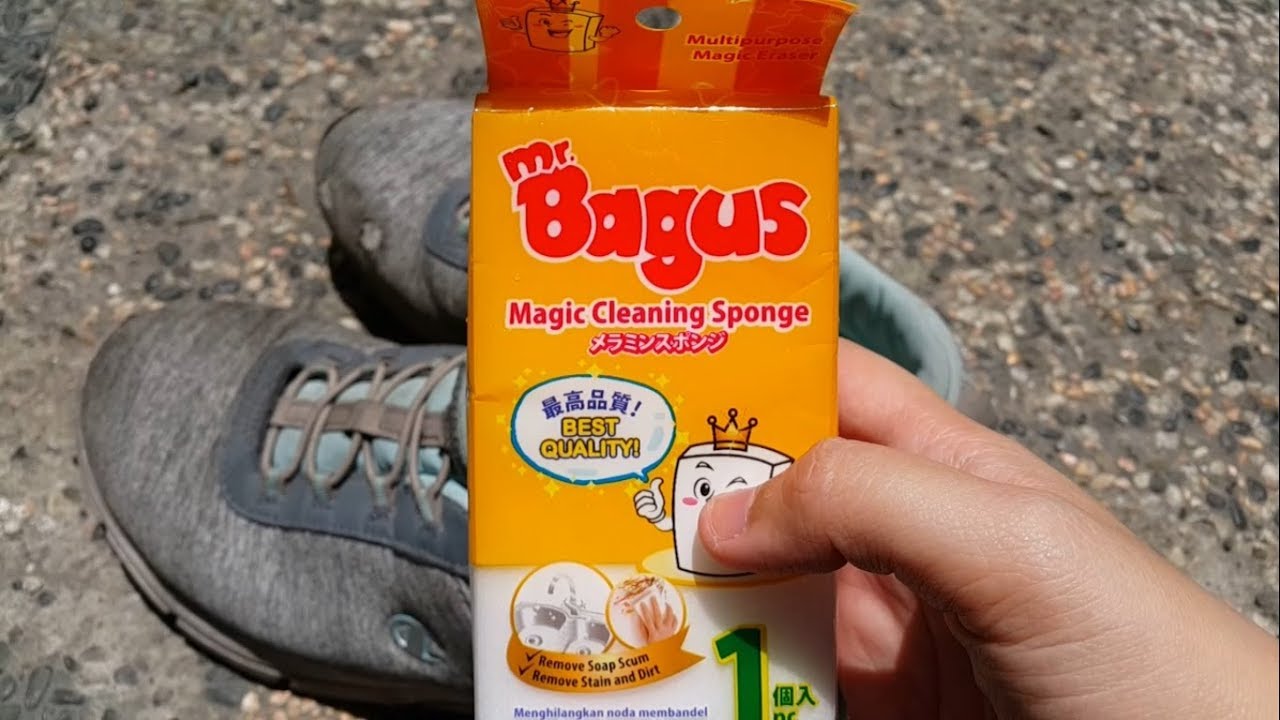 Review Produk MR Bagus "Magic Cleaning Sponge" bersihkan sepatu Payless ...