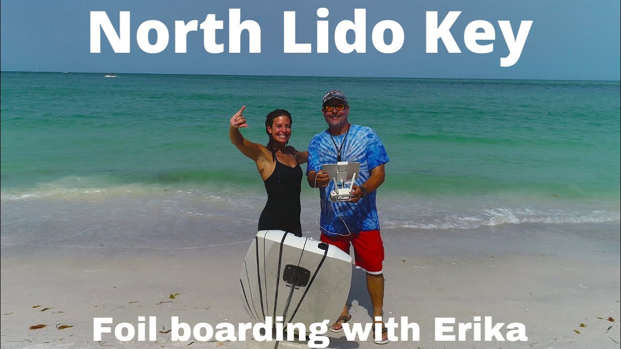 North Lido Beach Foil Boarding - YouTube