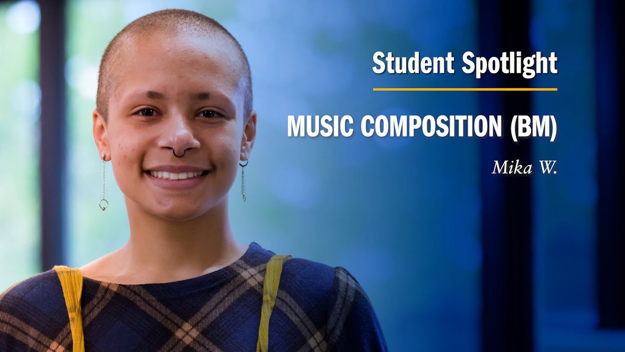 BM in Music Composition - Student Spotlight - Mika W. | Webster ...