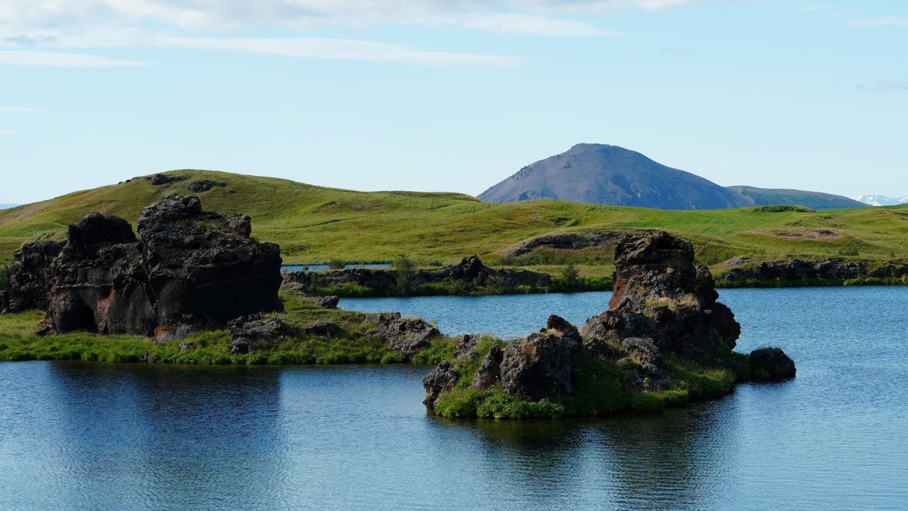 MÝVATN LAKE: PSEUDO-CRATERS AND ANNOYING MIDGES IN ICELAND! (4K) - YouTube