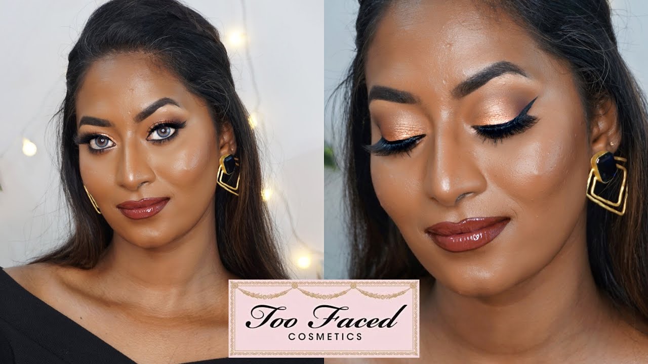 Glass Skin Glam & Plump Max lips | ONE BRAND MAKEUP - TOO FACED | - YouTube