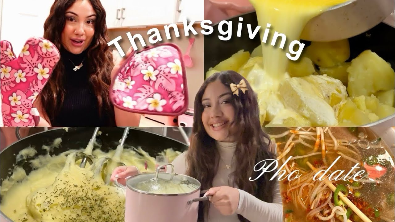 Making my famous mashed potatoes for thanksgiving + HOW TO SPLIT ...