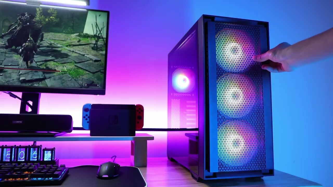 Best PC case for 2021| New Gank 360 Black! - YouTube