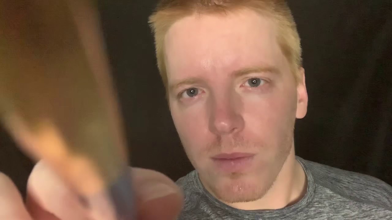 ASMR Brushing the Camera | Brushing Your face | Male ASMR - YouTube