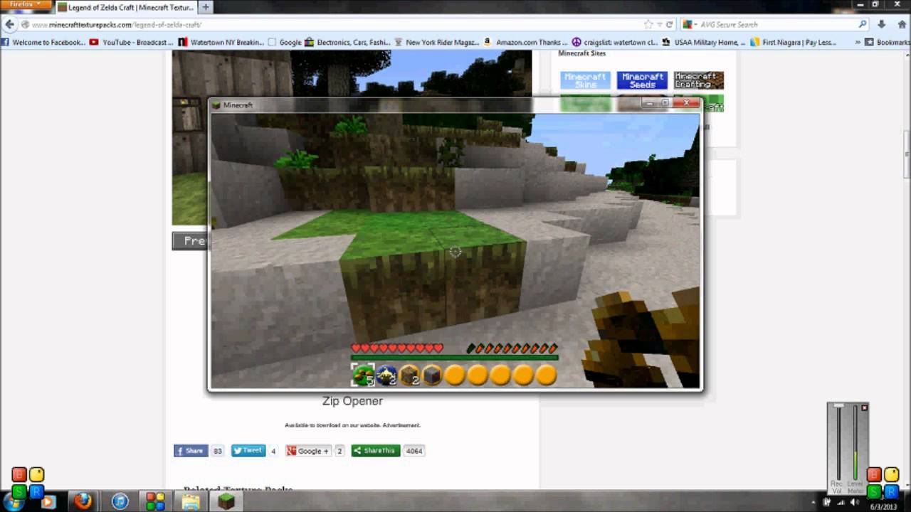 Minecraft PC texture pack gameplay & instalation - YouTube
