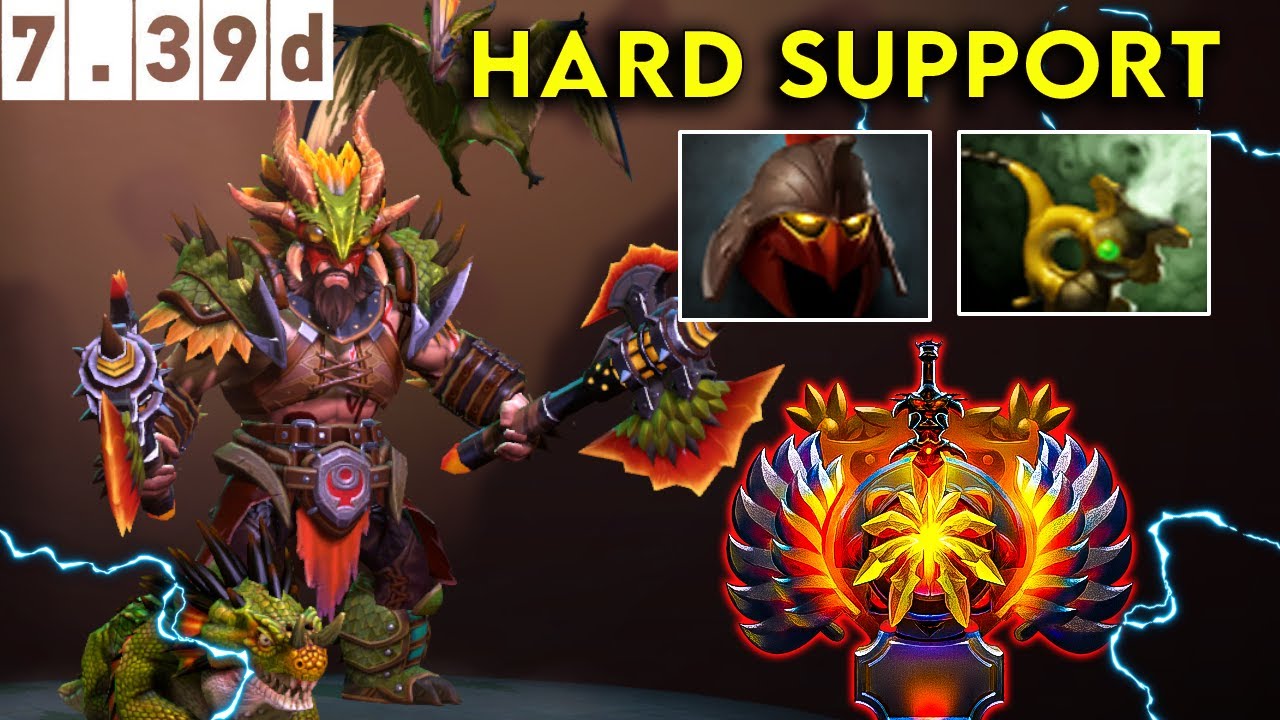 Beastmaster Immortal Hard Support - Dota 2 Patch 7.39d Pro Pub Gameplay ...