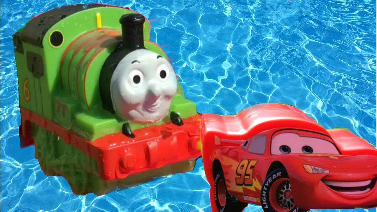 Thomas and Friends Trains Disney Cars Toys Lightning McQueen Percy ...