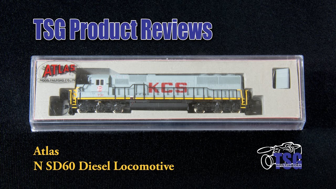 N Scale DCC SD60 Locomotive Atlas Product Review - YouTube